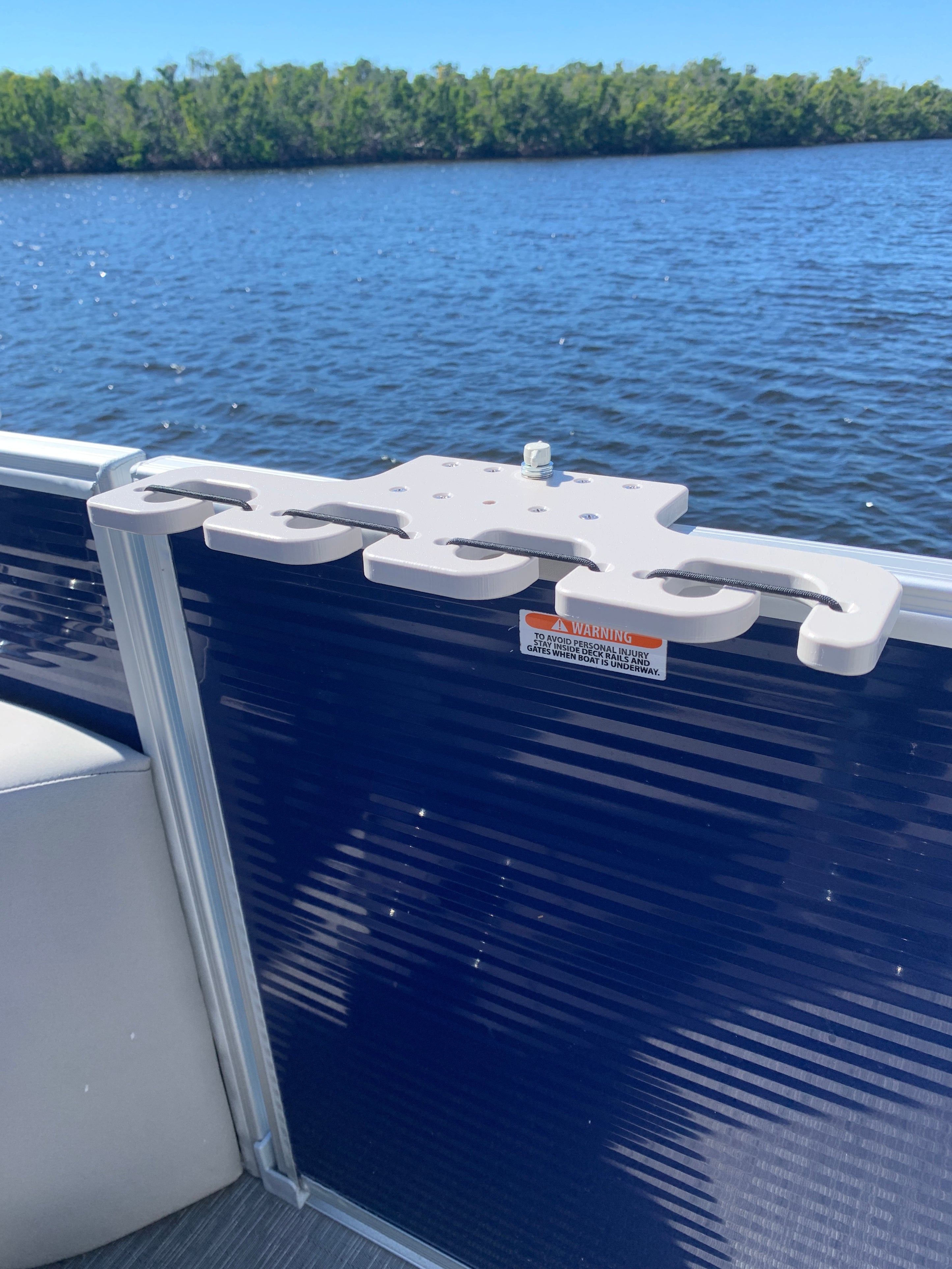 Pontoon Rail - 4X Rod Holder – Deep Blue Outdoors
