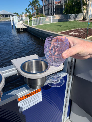 Pontoon and Boat Cup Holders- Drink Holders for Boat – Deep Blue Outdoors