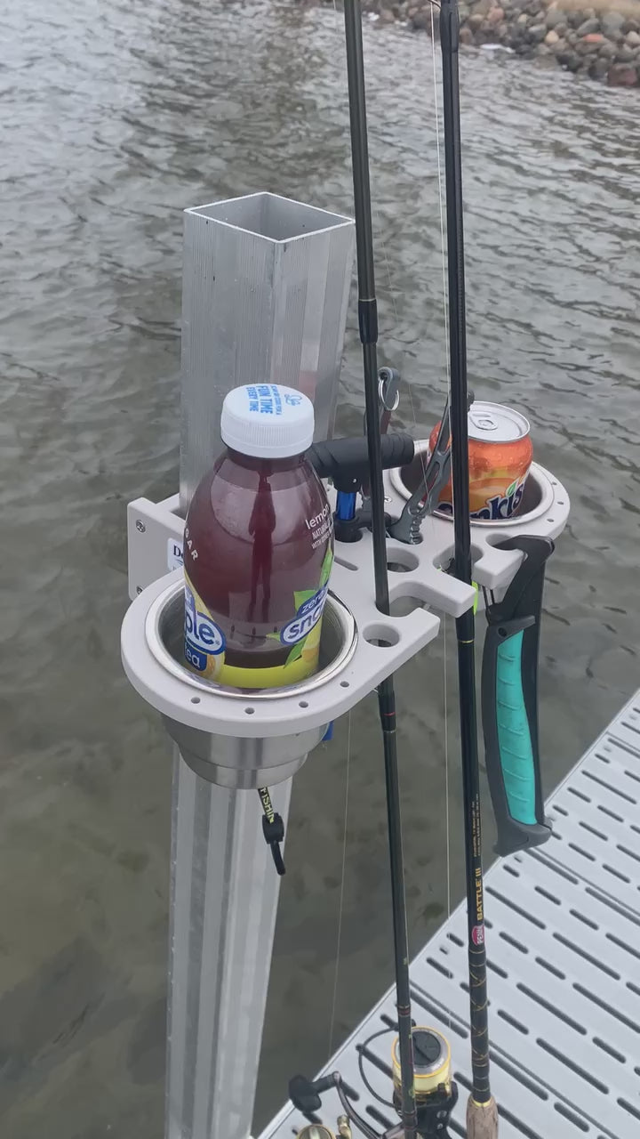 Pontoon and Boat Cup Holders- Drink Holders for Boat – Deep Blue Outdoors